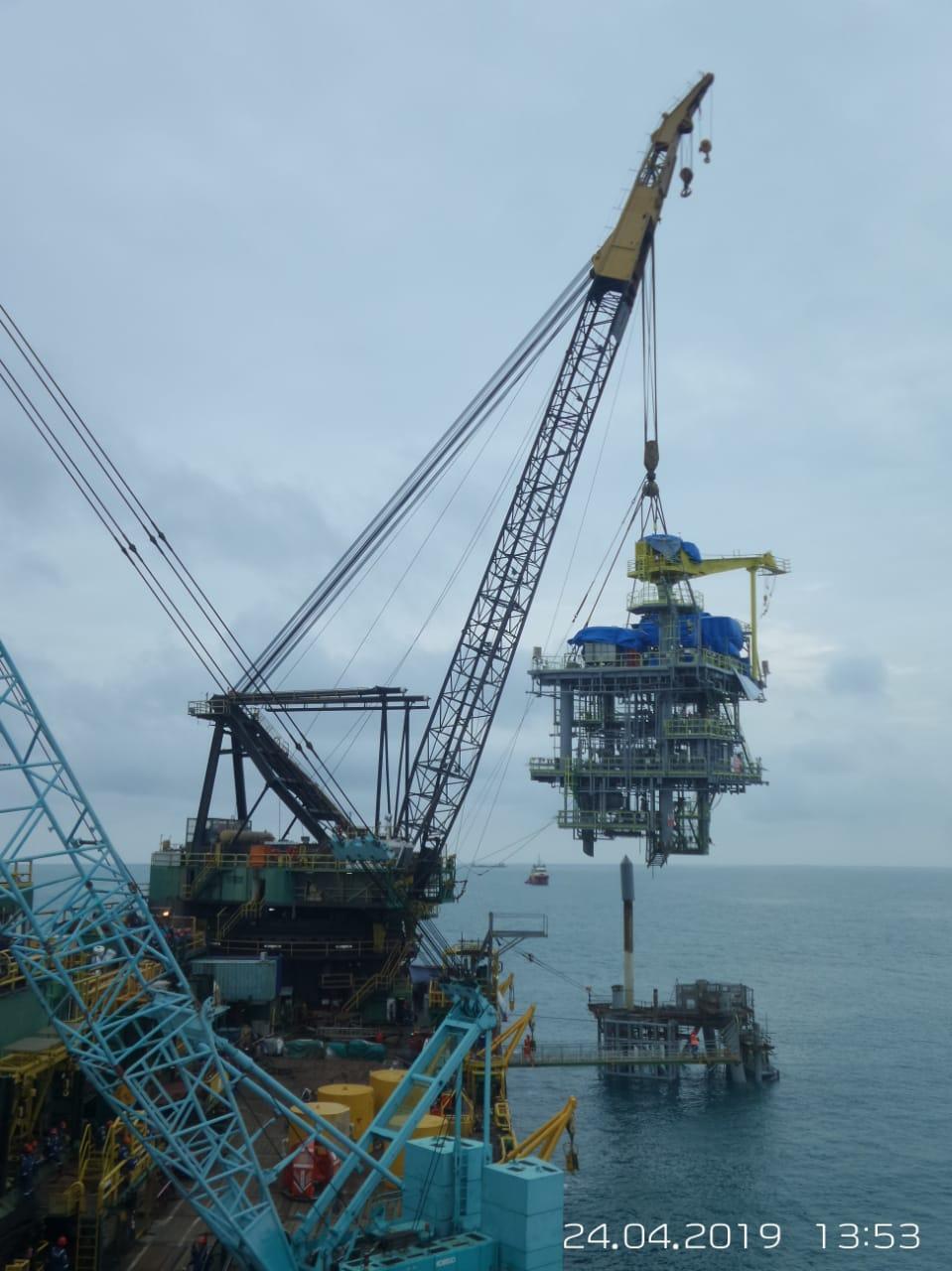 Instalasi Anjungan YYA-PHE ONWJ Bersiap Masuki Tahapan Pengeboran ...