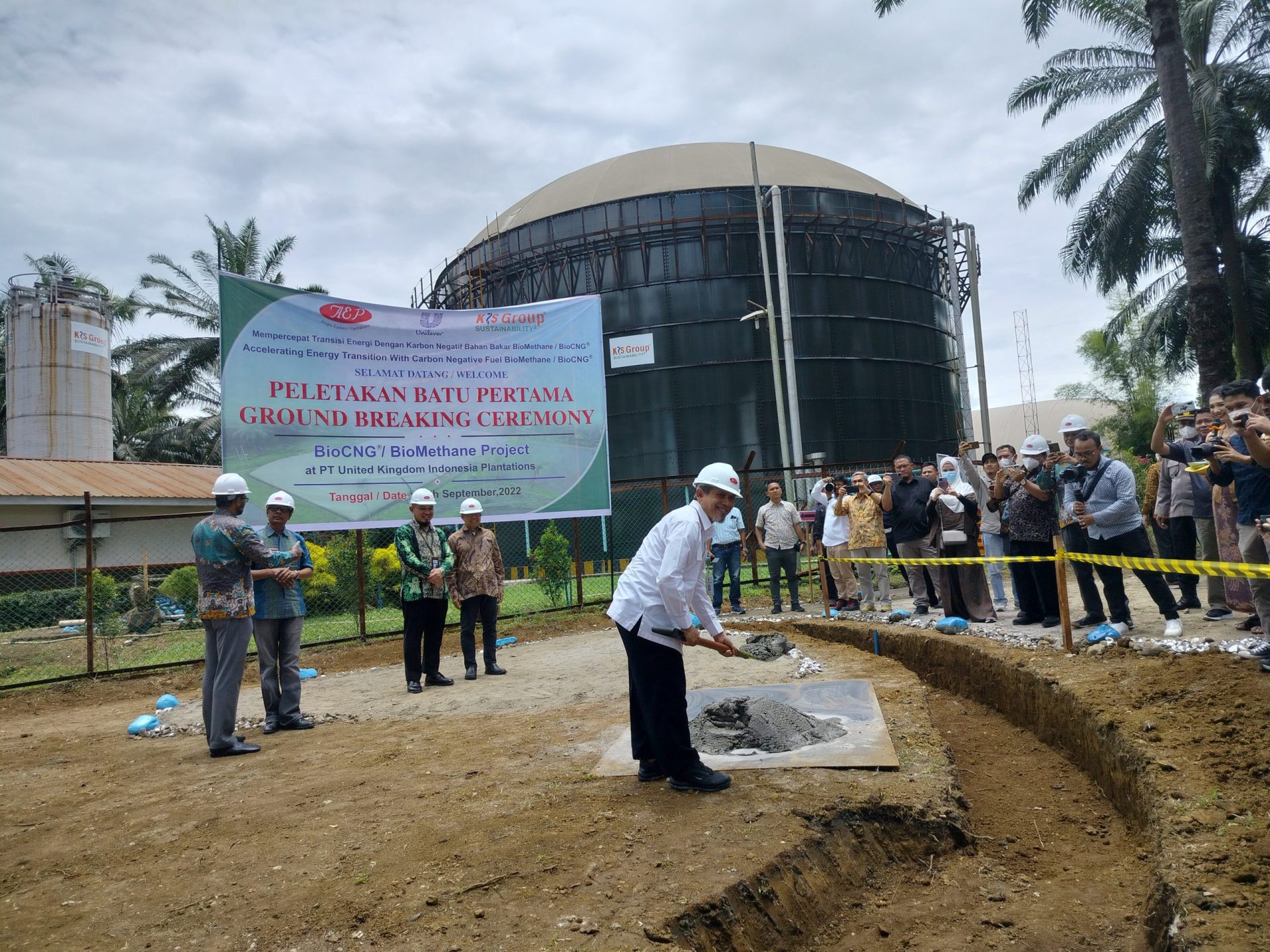 Pertama di Indonesia, Pabrik BioCNG Dibangun di Langkat - Dunia Energi