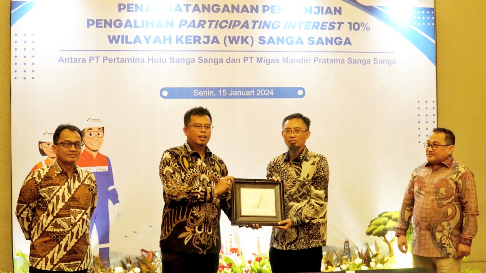 PHSS Resmi Alihkan 10% Participating Interest WK Sanga Sanga ke BUMD ...