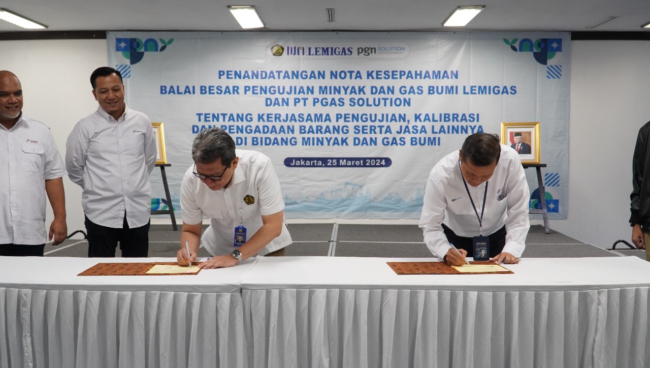 Teken Nota Kesepahaman, Ini Daftar Kerja Sama PGN Solution dan LEMIGAS ...