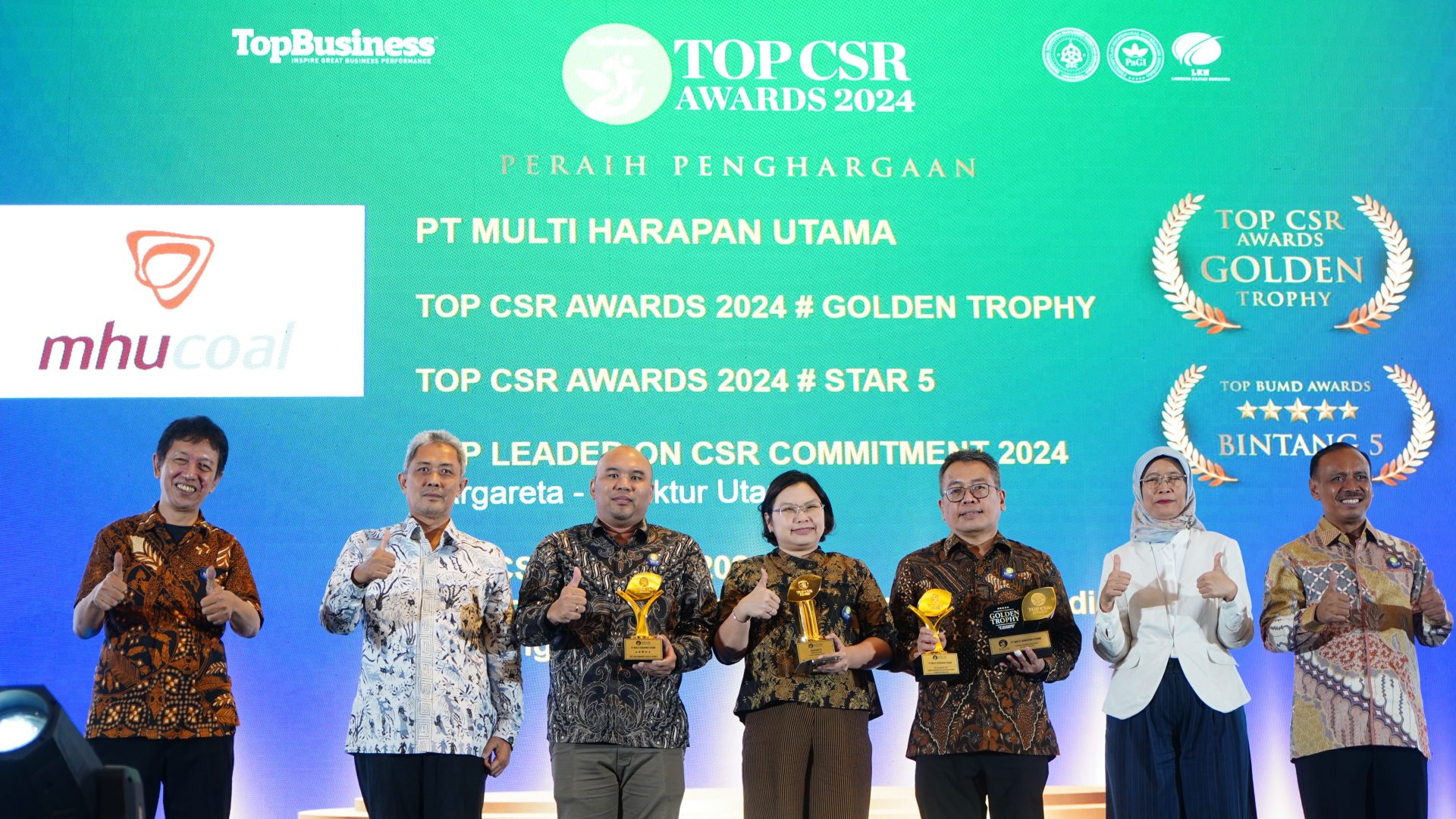 MHU-MMSGI Borong Penghargaan Top CSR Awards 2024 - Dunia Energi