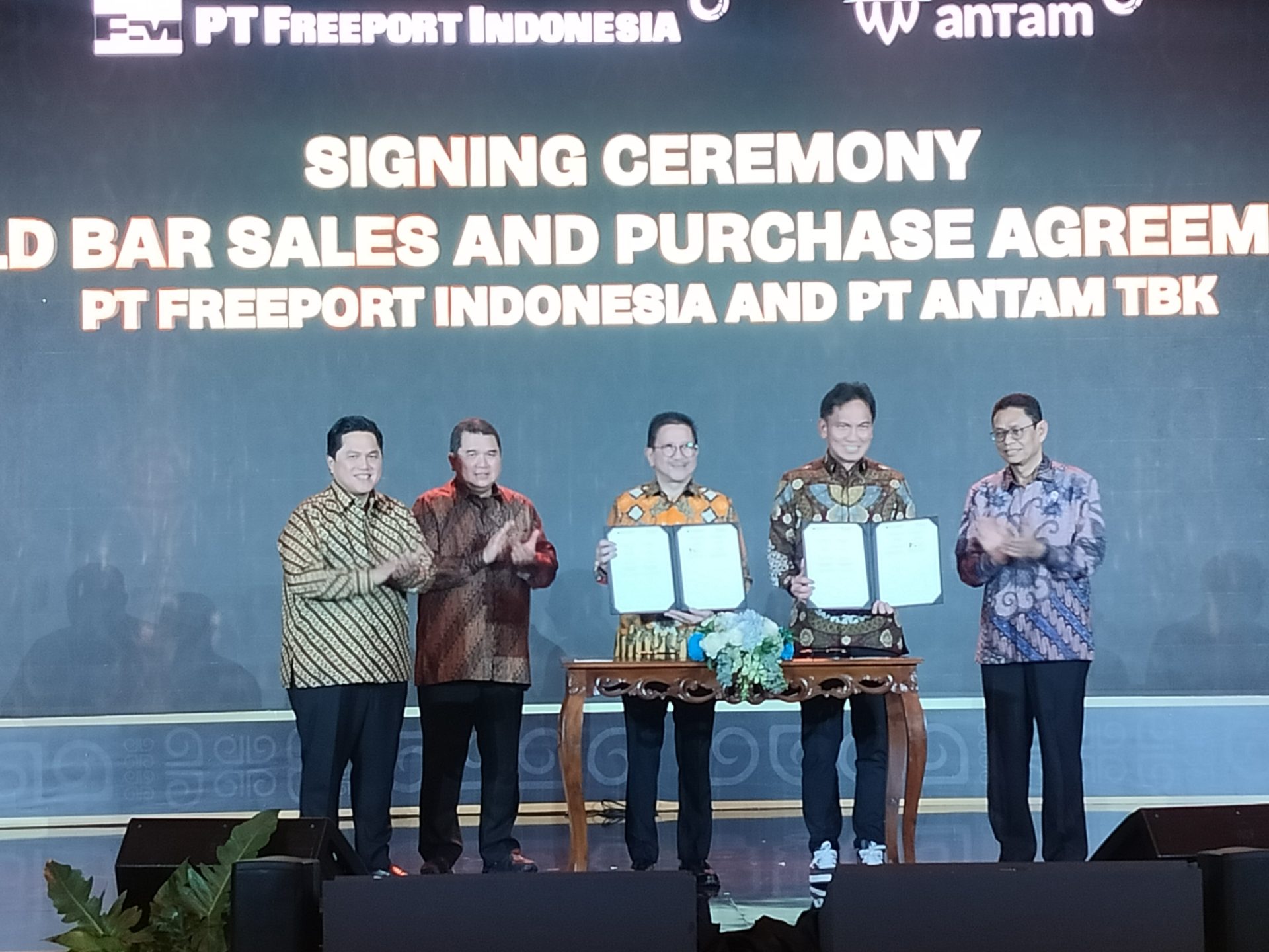 Freeport Resmi Pasok 30 Ton Emas Per Tahun ke Antam Selama 5 Tahun ...